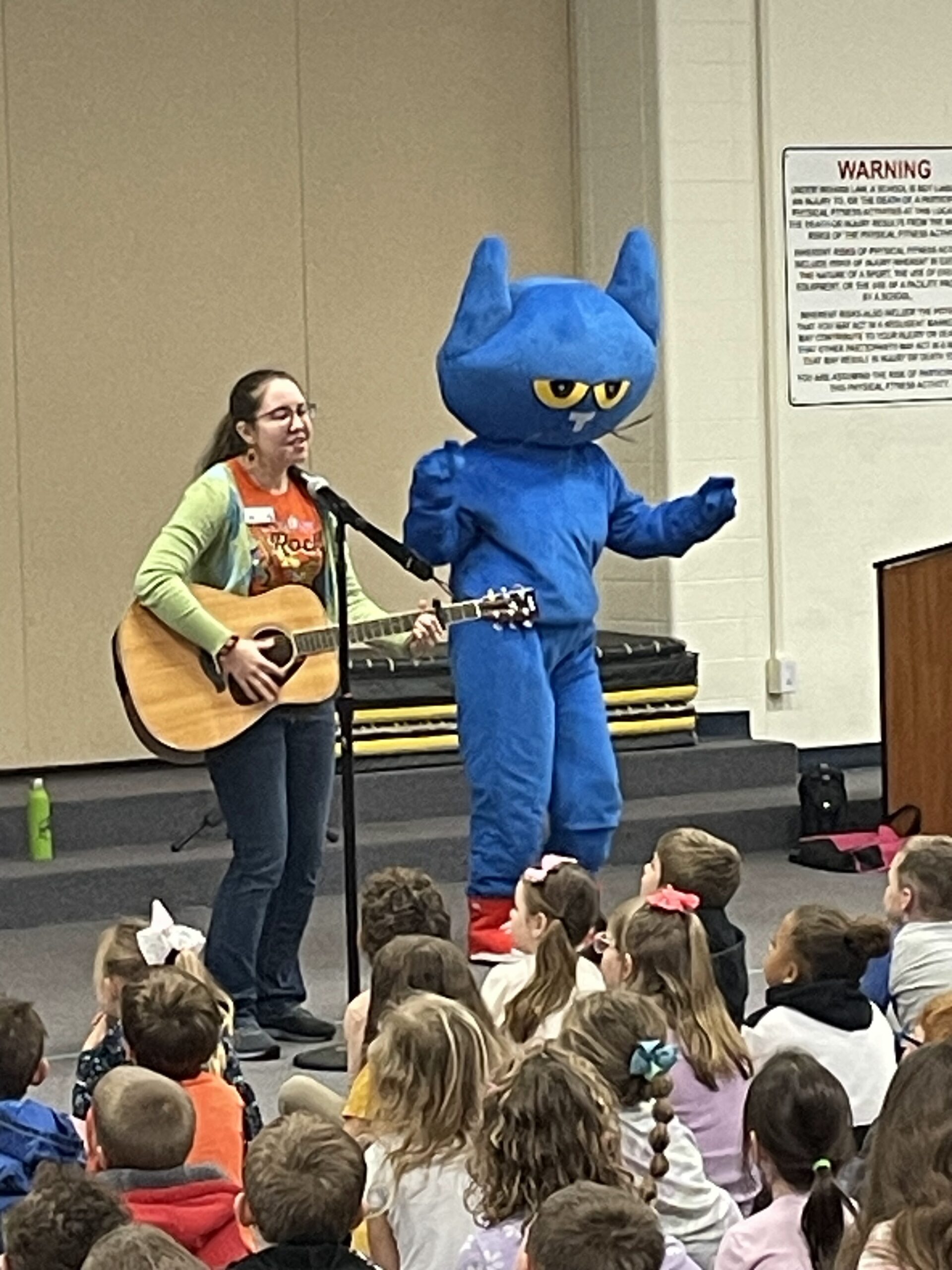 Pete the Cat Visits Corydon Elementary School