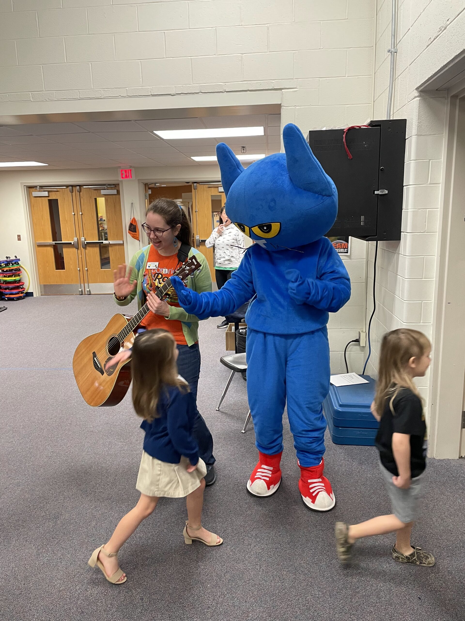 Pete the Cat Visits Corydon Elementary School