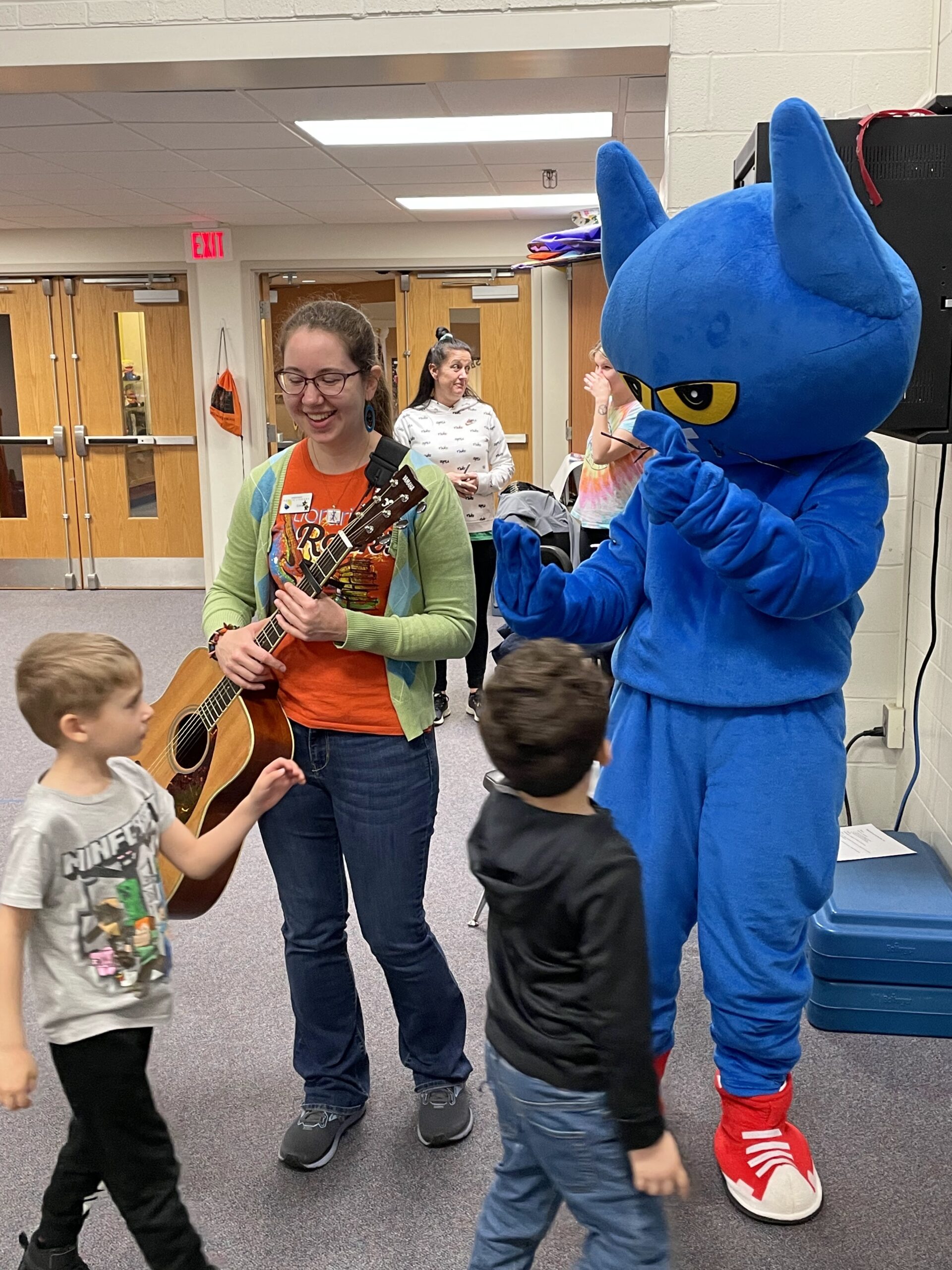Pete the Cat Visits Corydon Elementary School