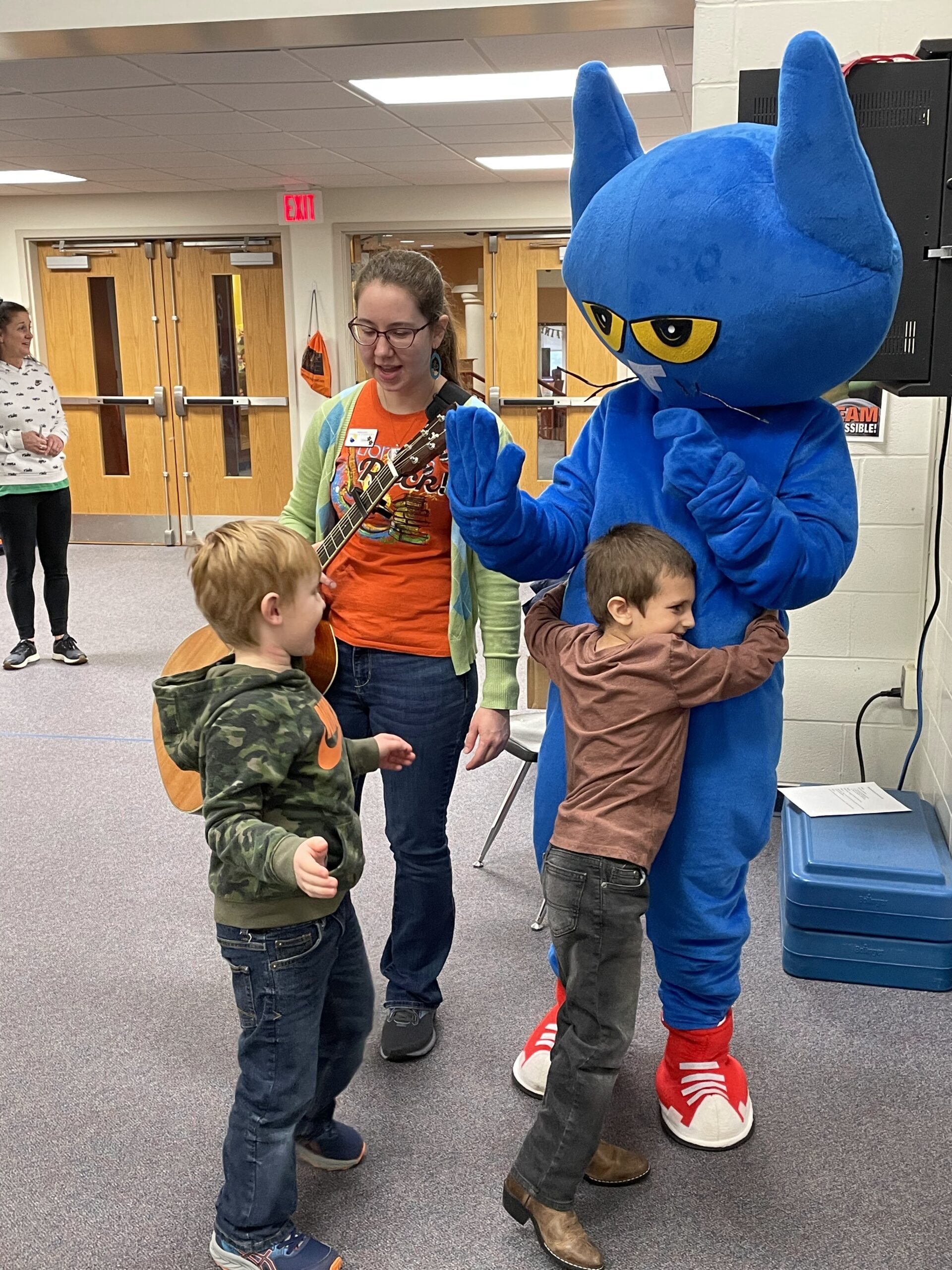 Pete the Cat Visits Corydon Elementary School
